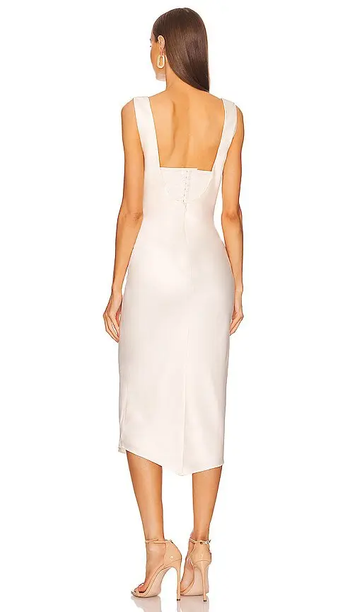 michael chostello kylen midi dresses New Michael Costello x REVOLVE Kylen Midi Dress in Black XS