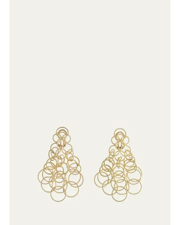 Buccellati Hawaii 18k Pendant Earrings