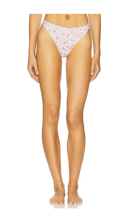 Tularosa Solange Bikini Bottom - Mauve Garden Floral