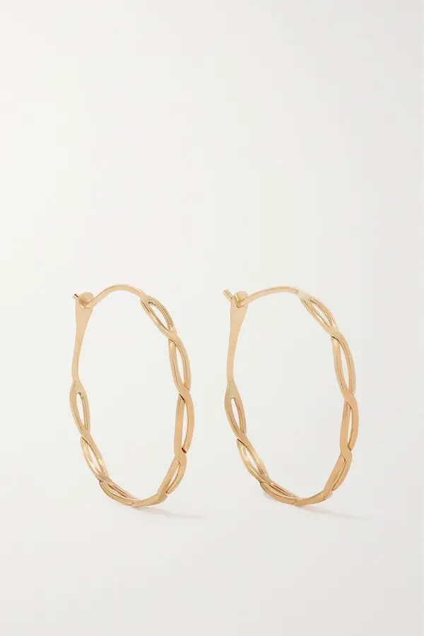 MELISSA JOY MANNING 14-karat Recycled Hoop Earrings - Gold