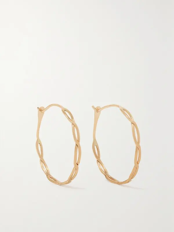 MELISSA JOY MANNING 14-karat Recycled Hoop Earrings - Gold