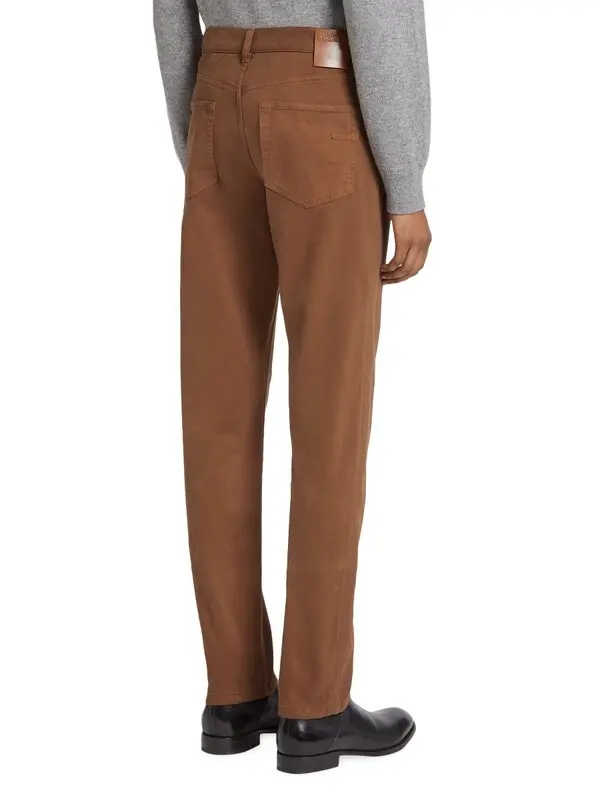 Zegna Stretch Gabardine Pants