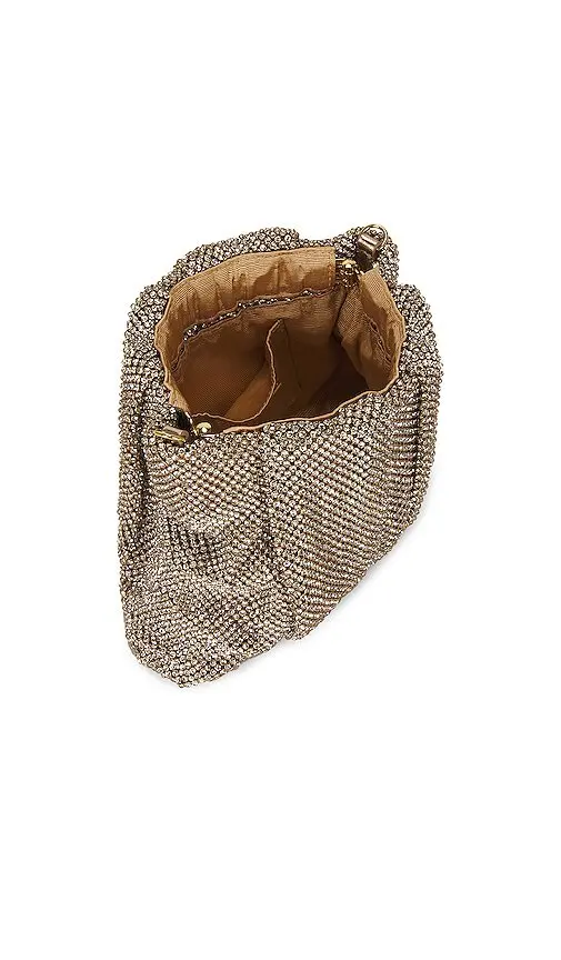 LOEFFLER RANDALL Crystal Gathered Flat Clutch