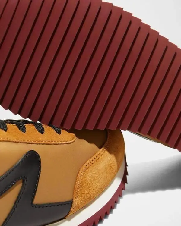 Rag & Bone Retro Runner Sneakers - Mustard