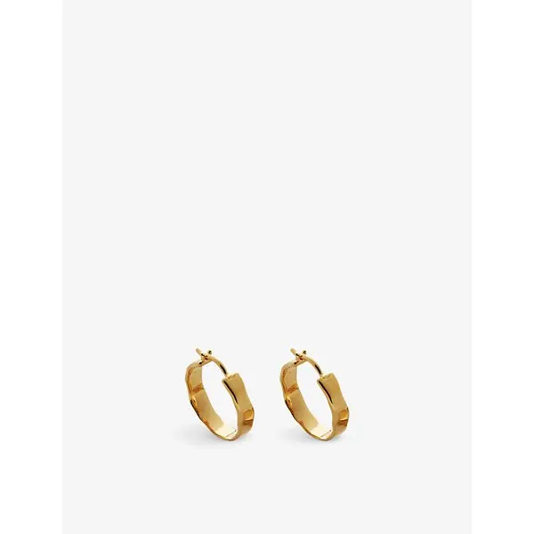 Monica Vinader Siren Muse Hoop Earrings - Gold