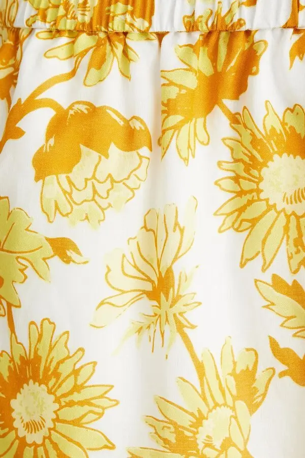 Paul Smith Floral-print Cotton-mousseline Shorts