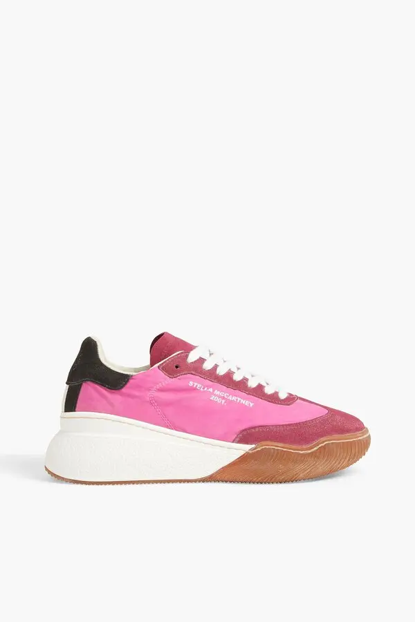 Stella McCartney Colorblock Exaggerated Sole Sneakers - Pink