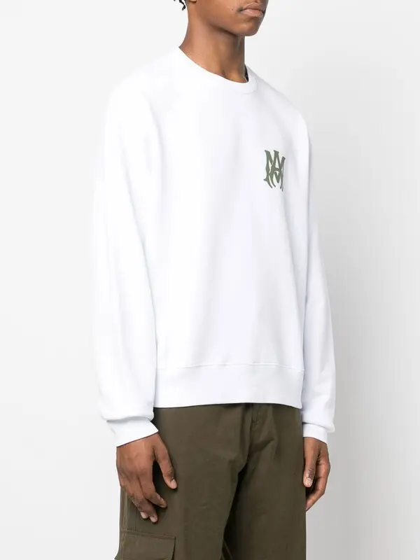 Amiri Logo Print Cotton Sweatshirt