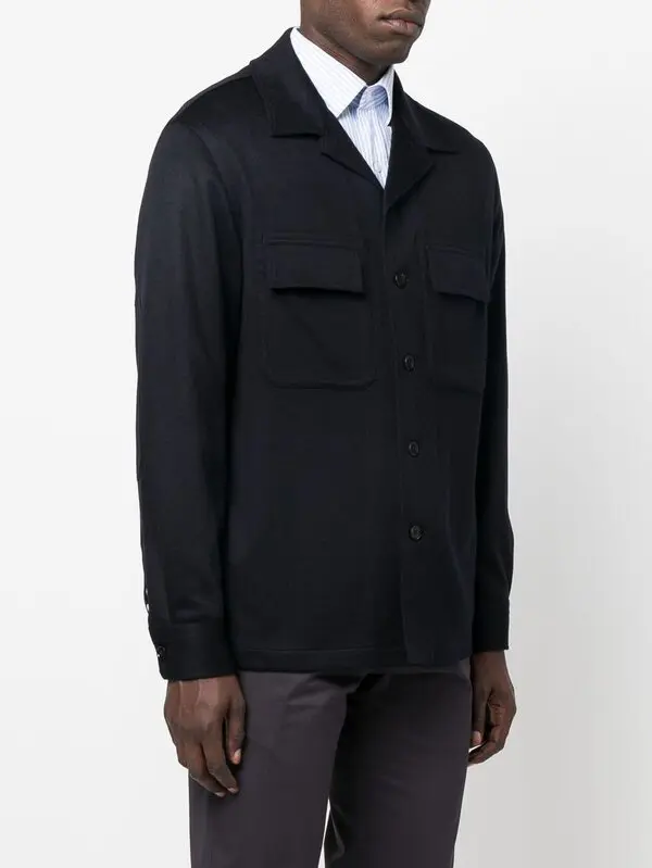 Zegna Alba Oasi Shirt Jacket - Blue