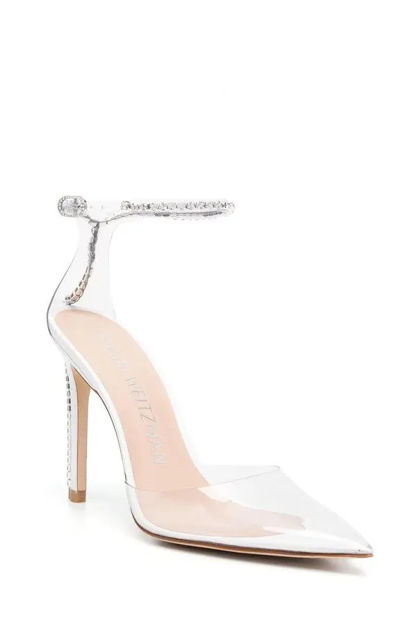 STUART WEITZMAN Glam 115mm Pumps - White