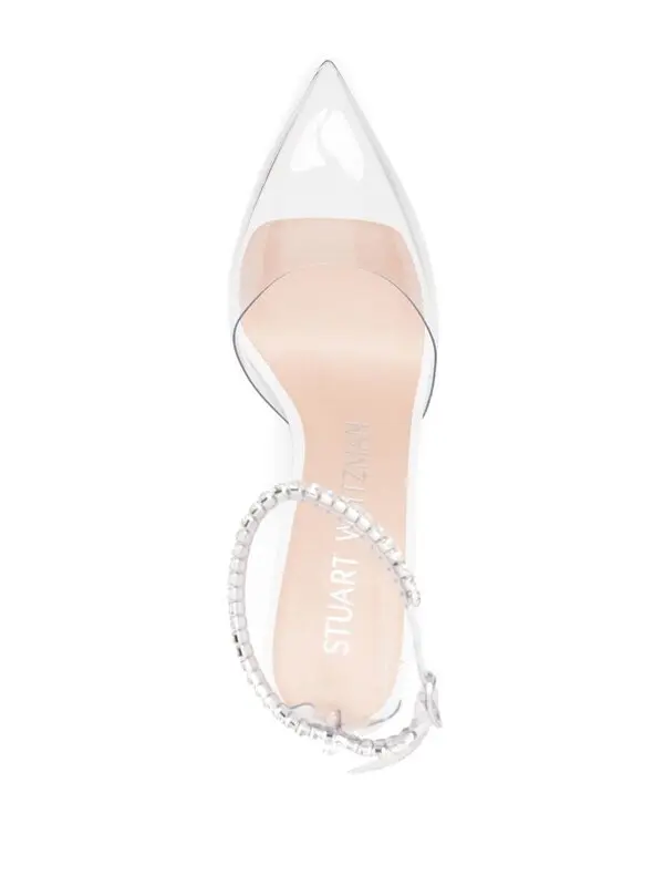 STUART WEITZMAN Glam 115mm Pumps - White