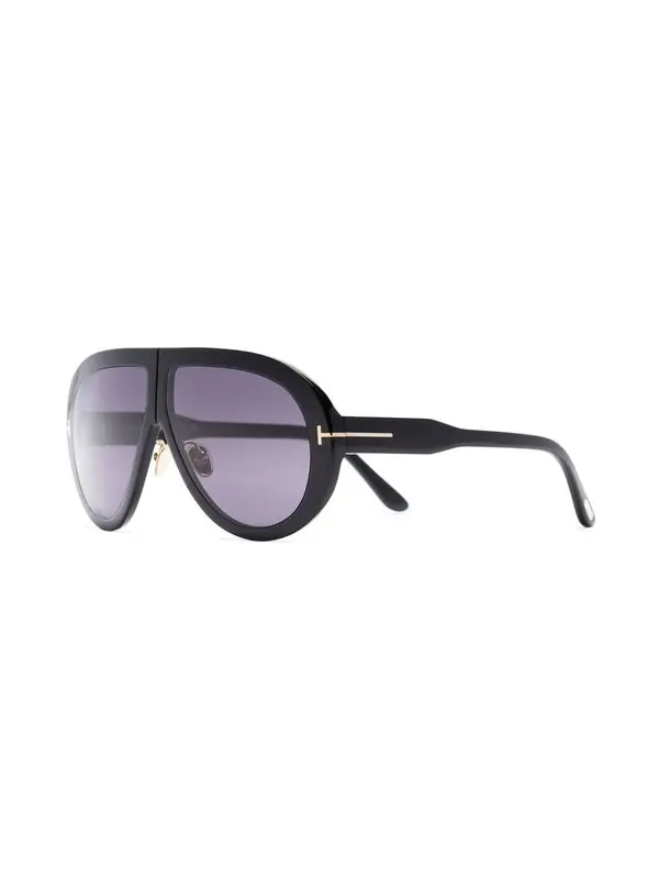 TOM FORD Troy Pilot-frame Sunglasses