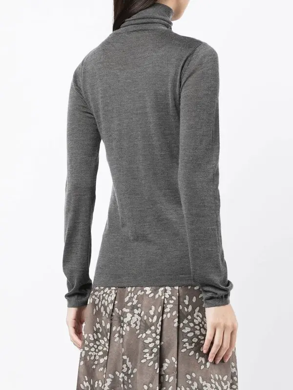 Brunello Cucinelli Cashmere-silk Blend Roll-neck Jumper