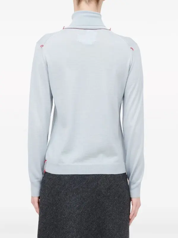 MAISON MARGIELA Work-in-progress High-neck Jumper - Blue