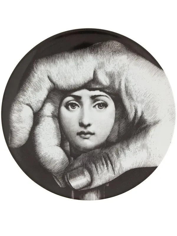 FORNASETTI Plate - Grey