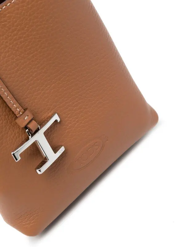 TOD'S Logo-plaque Tote Bag