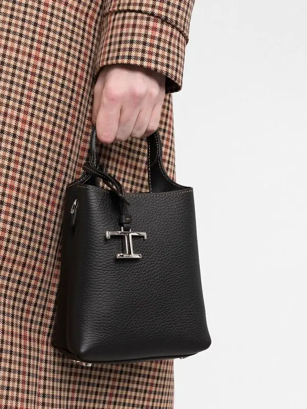 TOD'S Logo-plaque Tote Bag