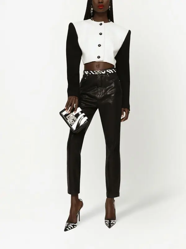 Dolce & Gabbana Grace Coated Skinny Jeans