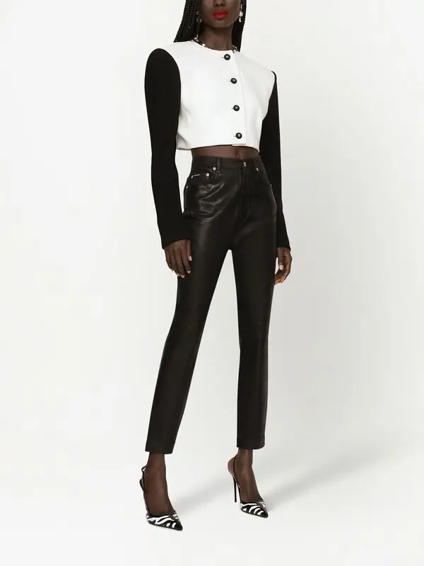 Dolce & Gabbana Grace Coated Skinny Jeans