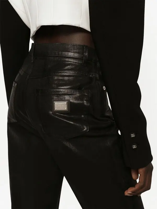 Dolce & Gabbana Grace Coated Skinny Jeans