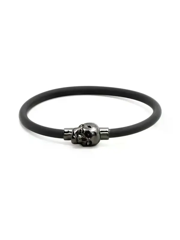 Alexander McQueen Skull Charm Bracelet - Black