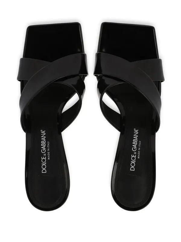 Dolce & Gabbana 75mm Patent Leather Sandals