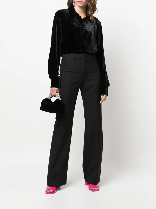 TOM FORD Crushed Silk-velvet Shirt