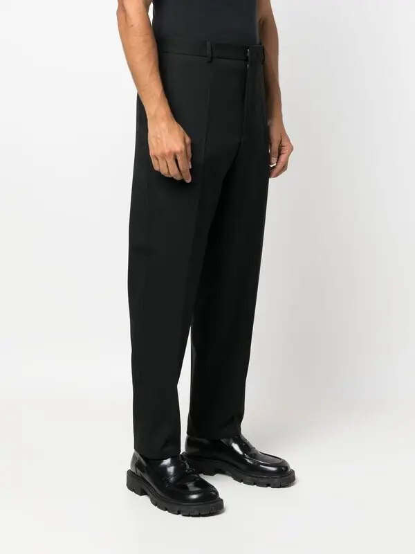 JIL SANDER Straight-leg Tailored Trousers - Black