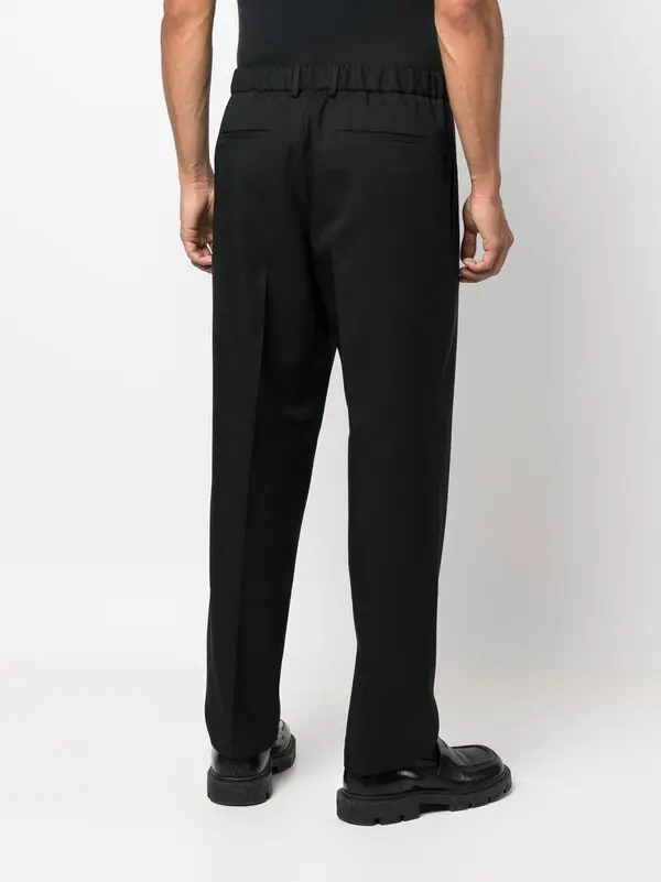 JIL SANDER Straight-leg Tailored Trousers - Black