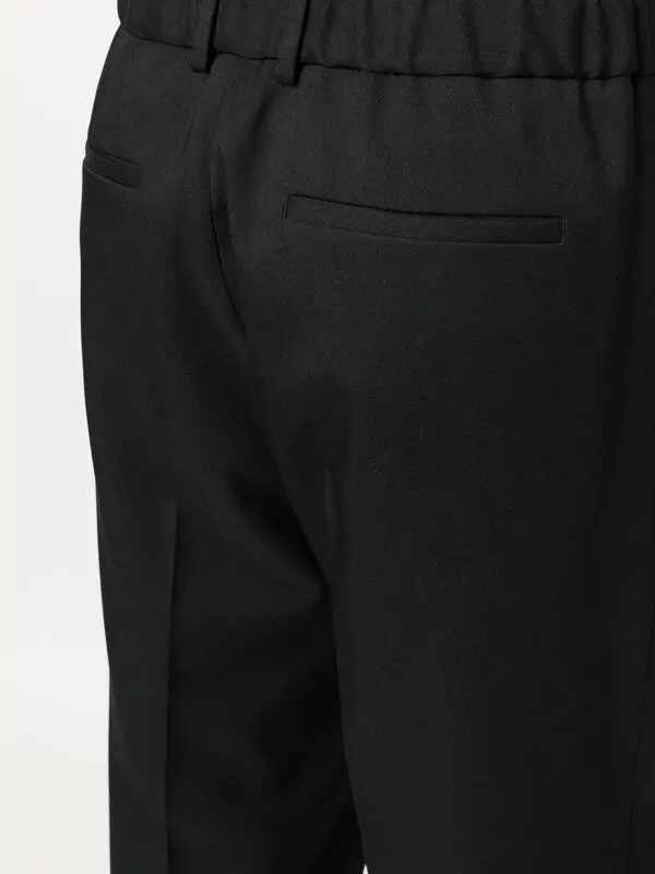 JIL SANDER Straight-leg Tailored Trousers - Black