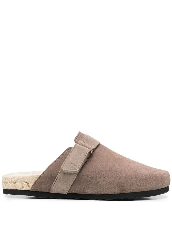 Manebí Suede Round-toe Mules - Brown