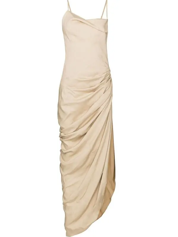 Jacquemus Saudade Draped Maxi Dress