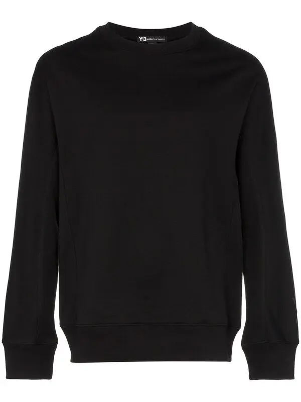 Y3 Crew Neck Cotton Sweatshirt