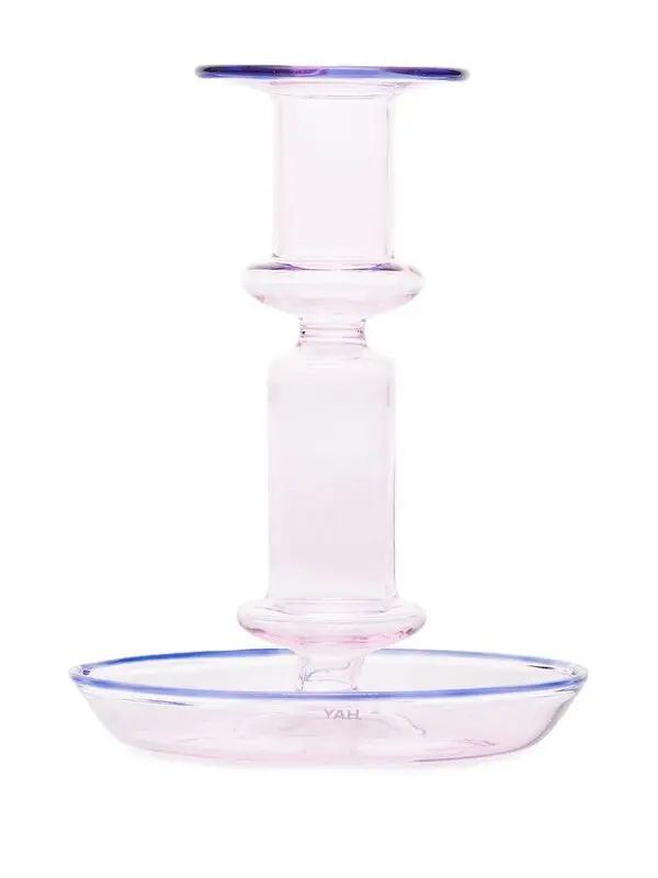 HAY Flare Medium Glass Candleholder