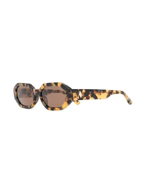 Linda Farrow X The Attico Irene Sunglasses - Brown