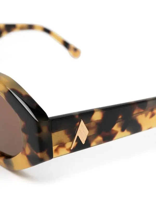 Linda Farrow X The Attico Irene Sunglasses - Brown