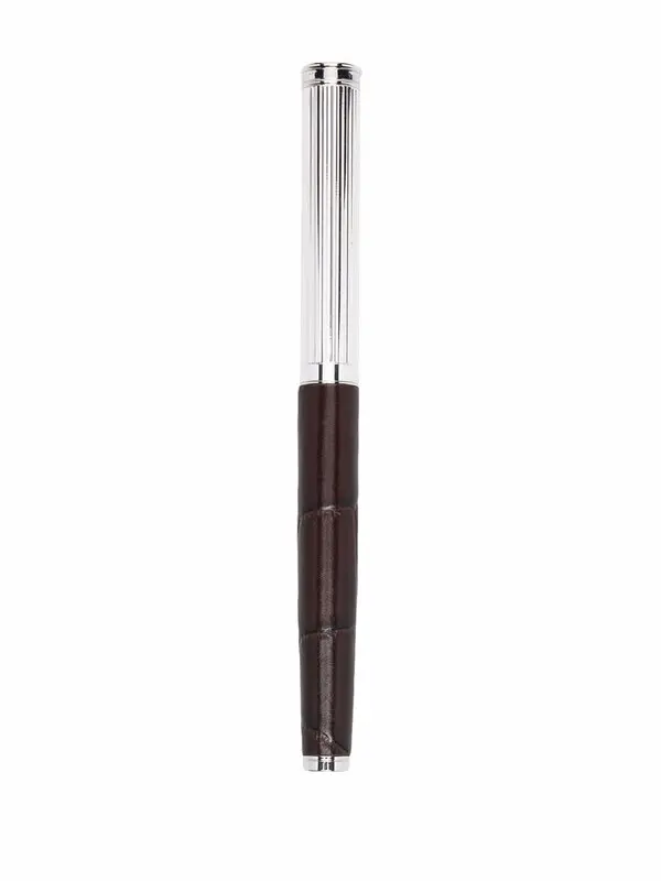 ASPINAL OF LONDON Croc-effect Rollerball Pen