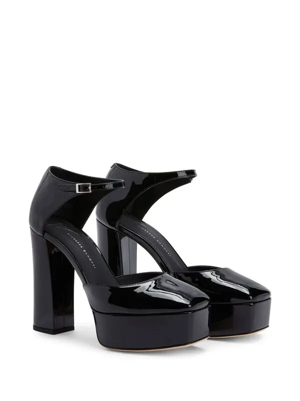 GIUSEPPE ZANOTTI 120mm Bebe Platform Pumps - Black