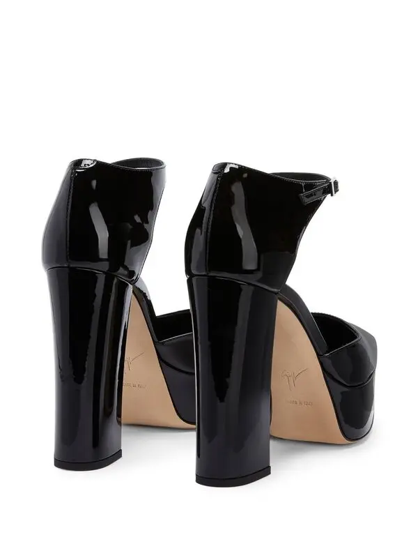 GIUSEPPE ZANOTTI 120mm Bebe Platform Pumps - Black