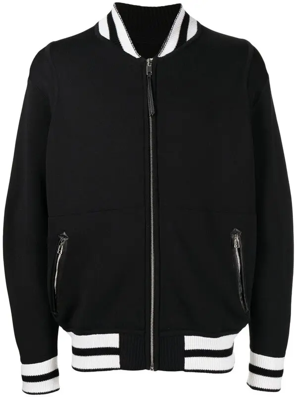 3.1 Phillip Lim Reversible Zip-sleeve Varsity Jacket