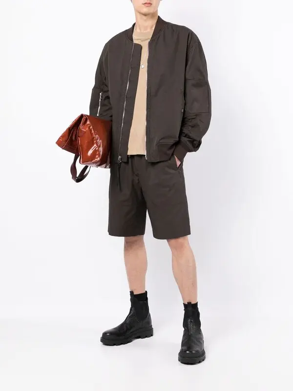 3.1 Phillip Lim Zip-front Bomber Jacket - Brown