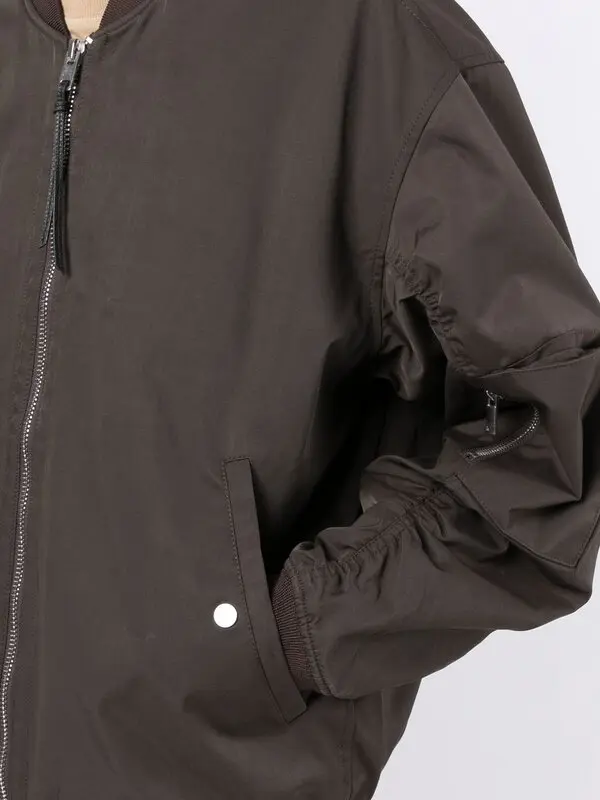 3.1 Phillip Lim Zip-front Bomber Jacket - Brown