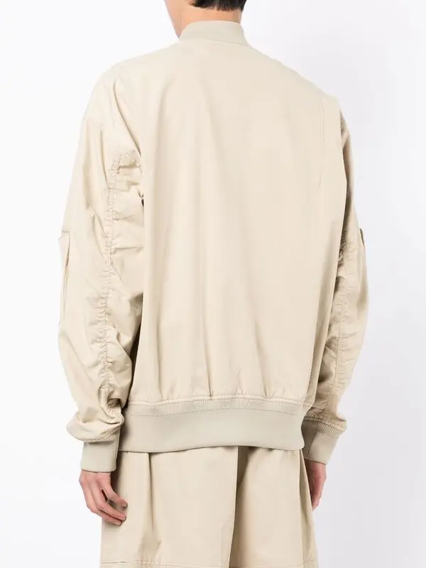 3.1 Phillip Lim Zip-front Bomber Jacket - Neutrals
