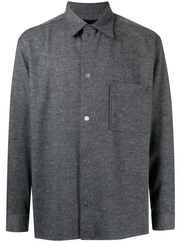 3.1 Phillip Lim Melangé-effect Flannel Shirt