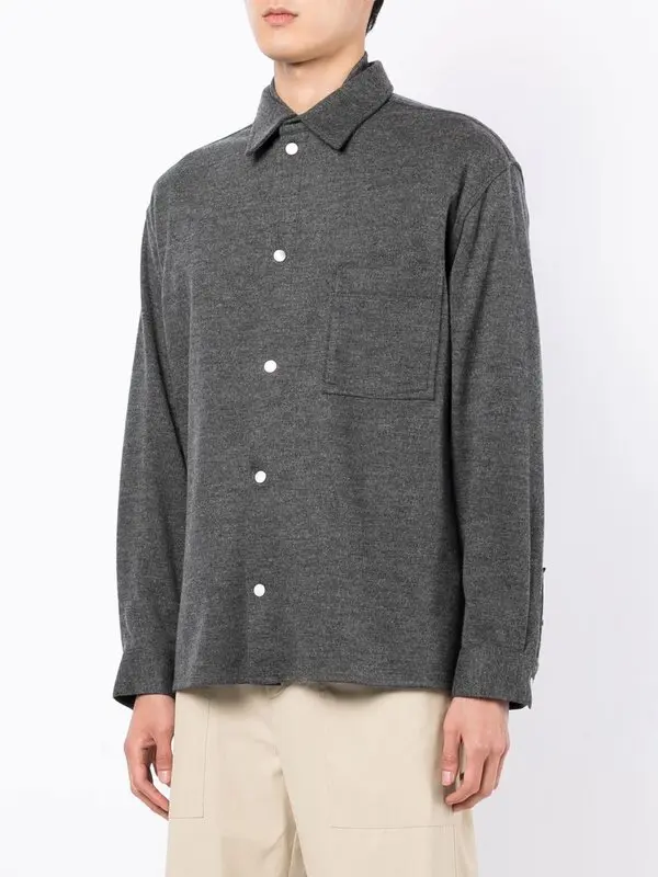 3.1 Phillip Lim Melangé-effect Flannel Shirt