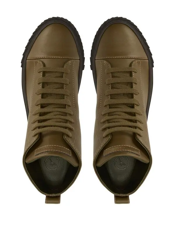 GIUSEPPE ZANOTTI Ecoblabber High-top Sneakers - Green