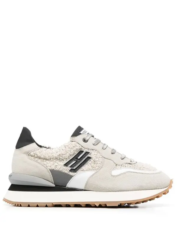 HIDE&JACK Side Logo-patch Low-top Sneakers