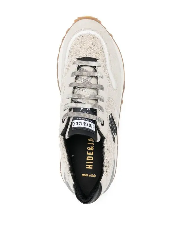 HIDE&JACK Side Logo-patch Low-top Sneakers