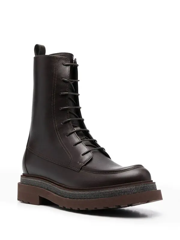Brunello Cucinelli Ankle Lace-up Boots