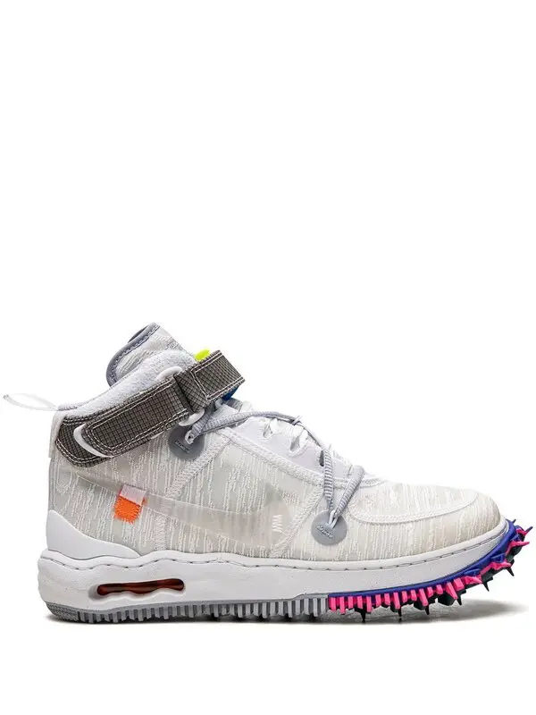 Nike X Off White Air Force 1 Mid Sneakers - White